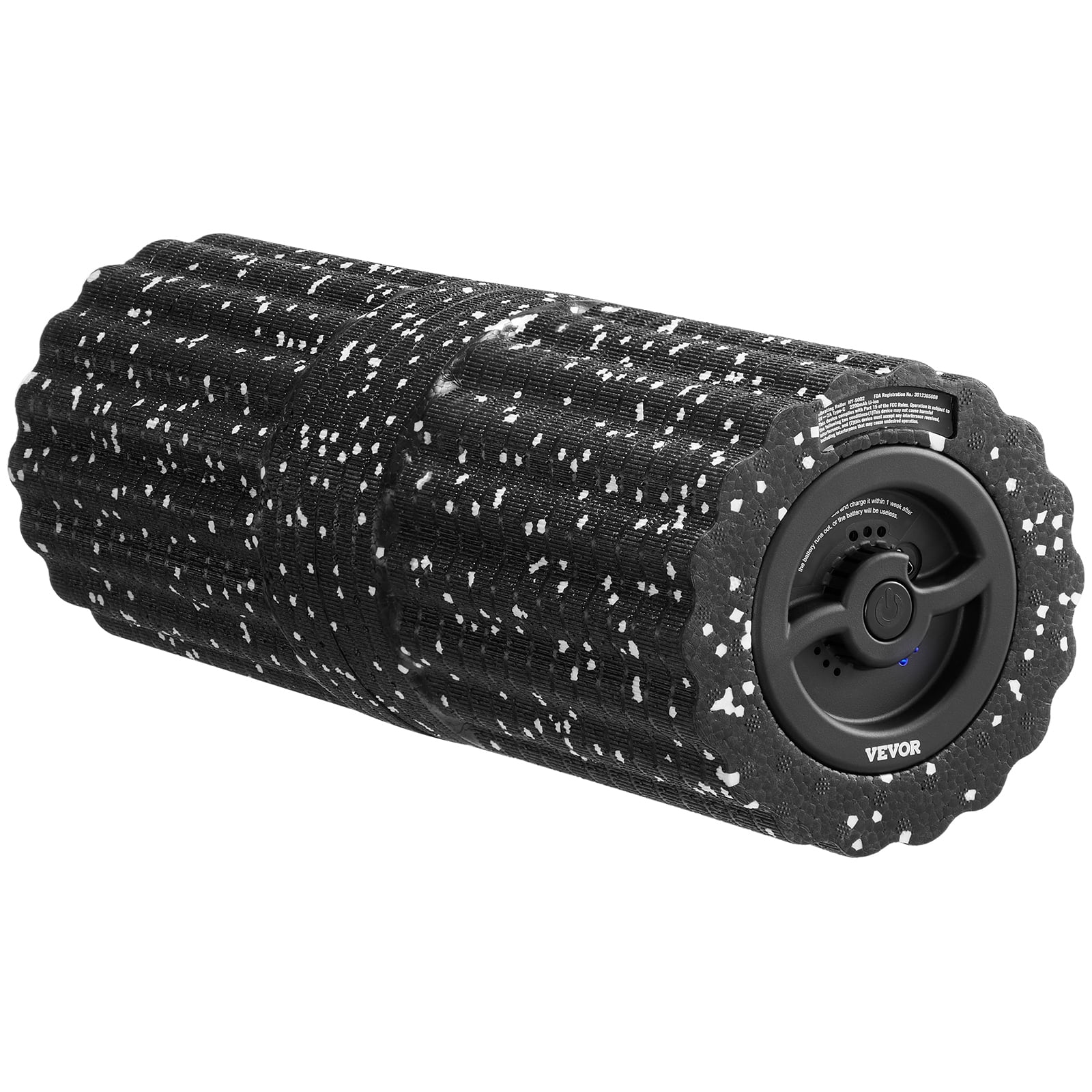 VEVOR Vibrating Foam Roller, 4-Speed Electric Massage Roller, 16 ...