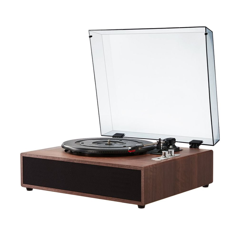 VEVOR Vinyl Record Player, 3-Speed, Belt Driven Turntable Player with ...