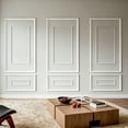 VEVOR Wall Molding 3 Pack, Wainscoting Panels Kit with Dual-Line Wide ...