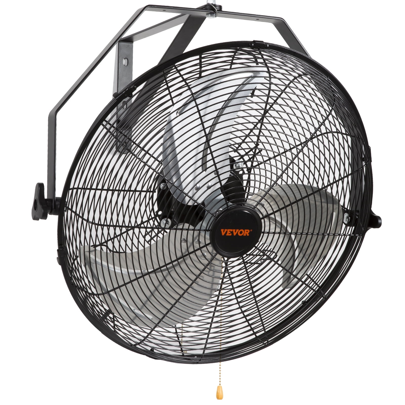 VEVOR Wall Mount Fan, 18 Inch, 3-Speed, Waterproof Oscillating ...