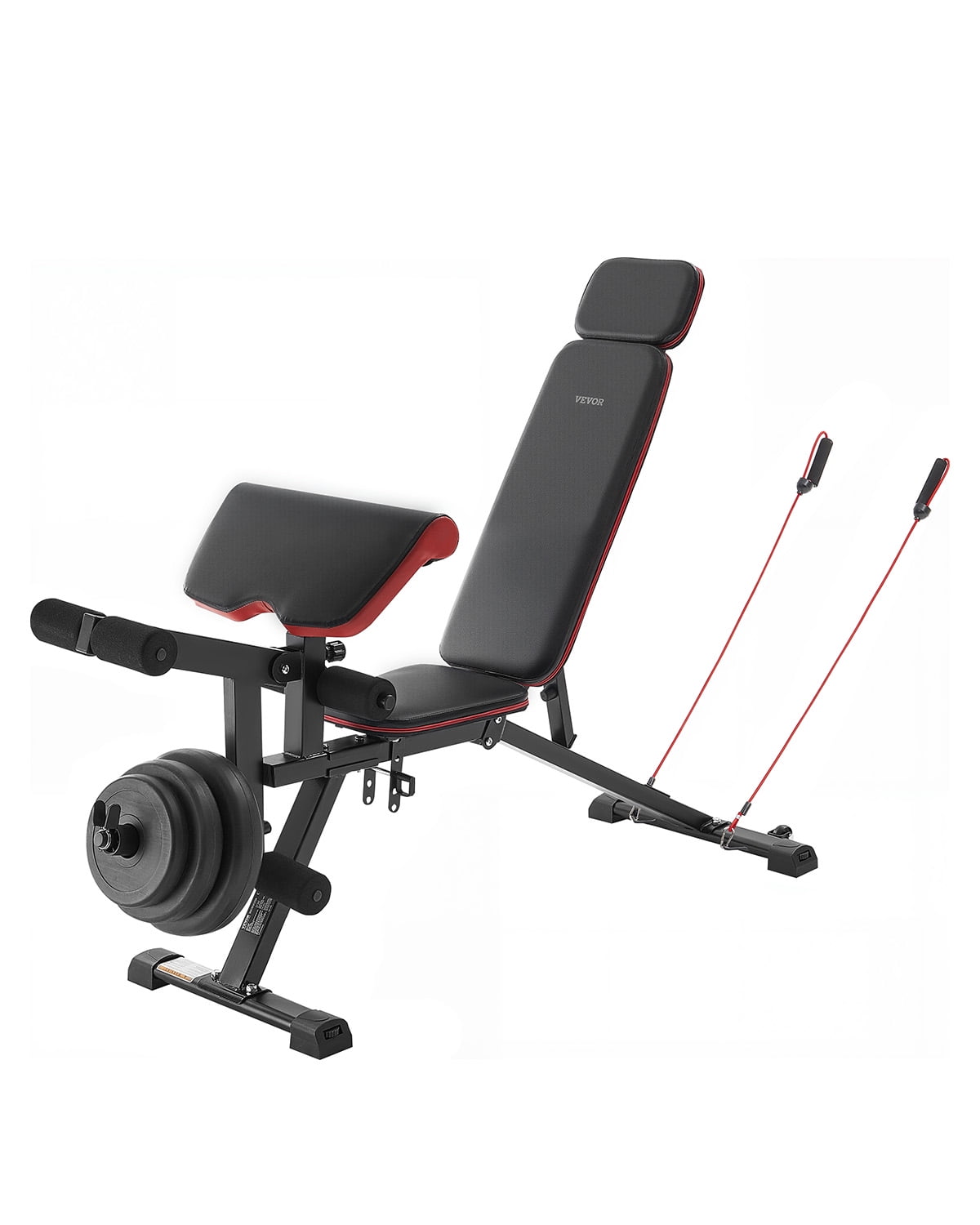 VEVOR Weight Bench,800lbs Adjustable Weight Bench Press for Full Body ...