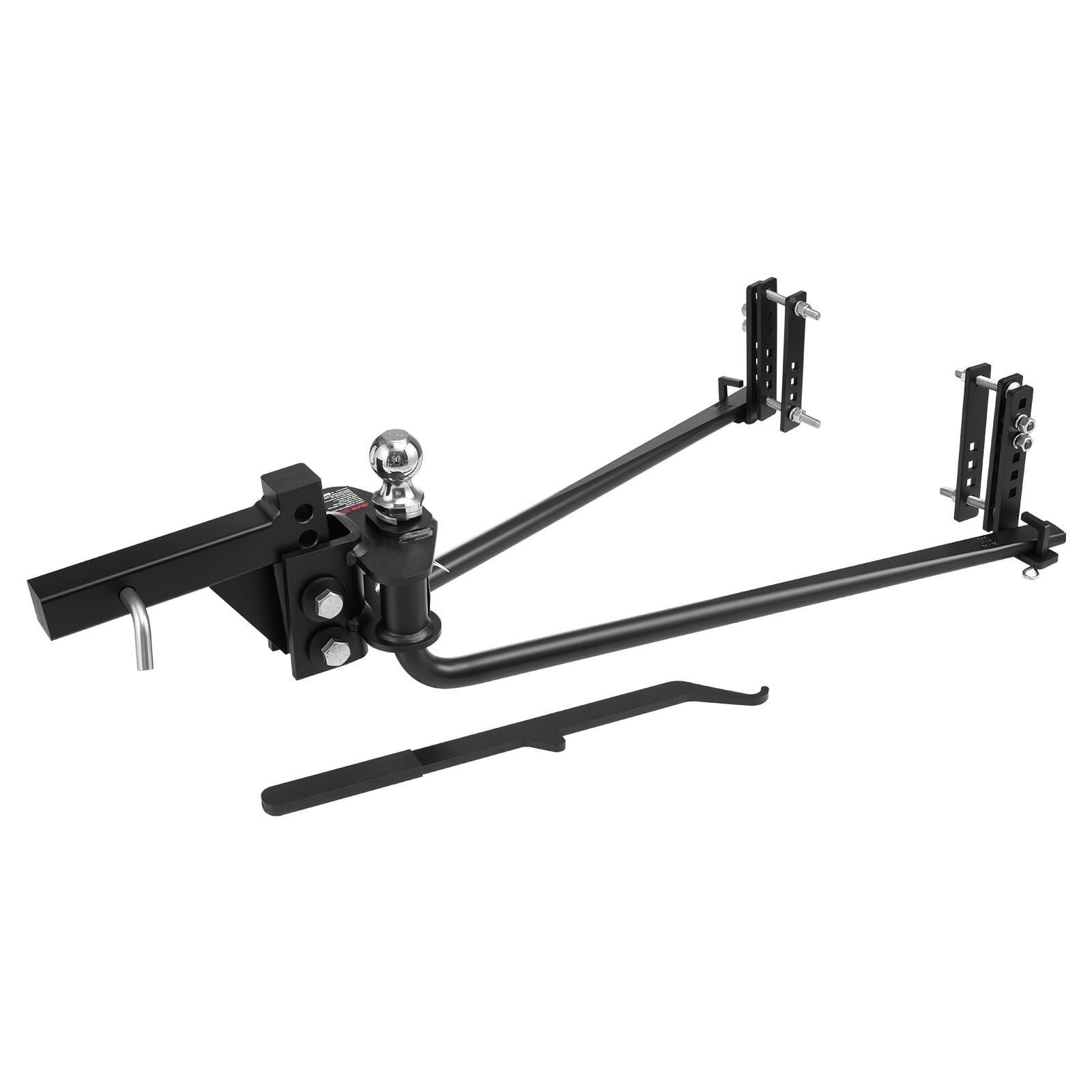 VEVOR Weight Distribution Hitch, 6000 lbs Max Towing & 600 lbs Max ...