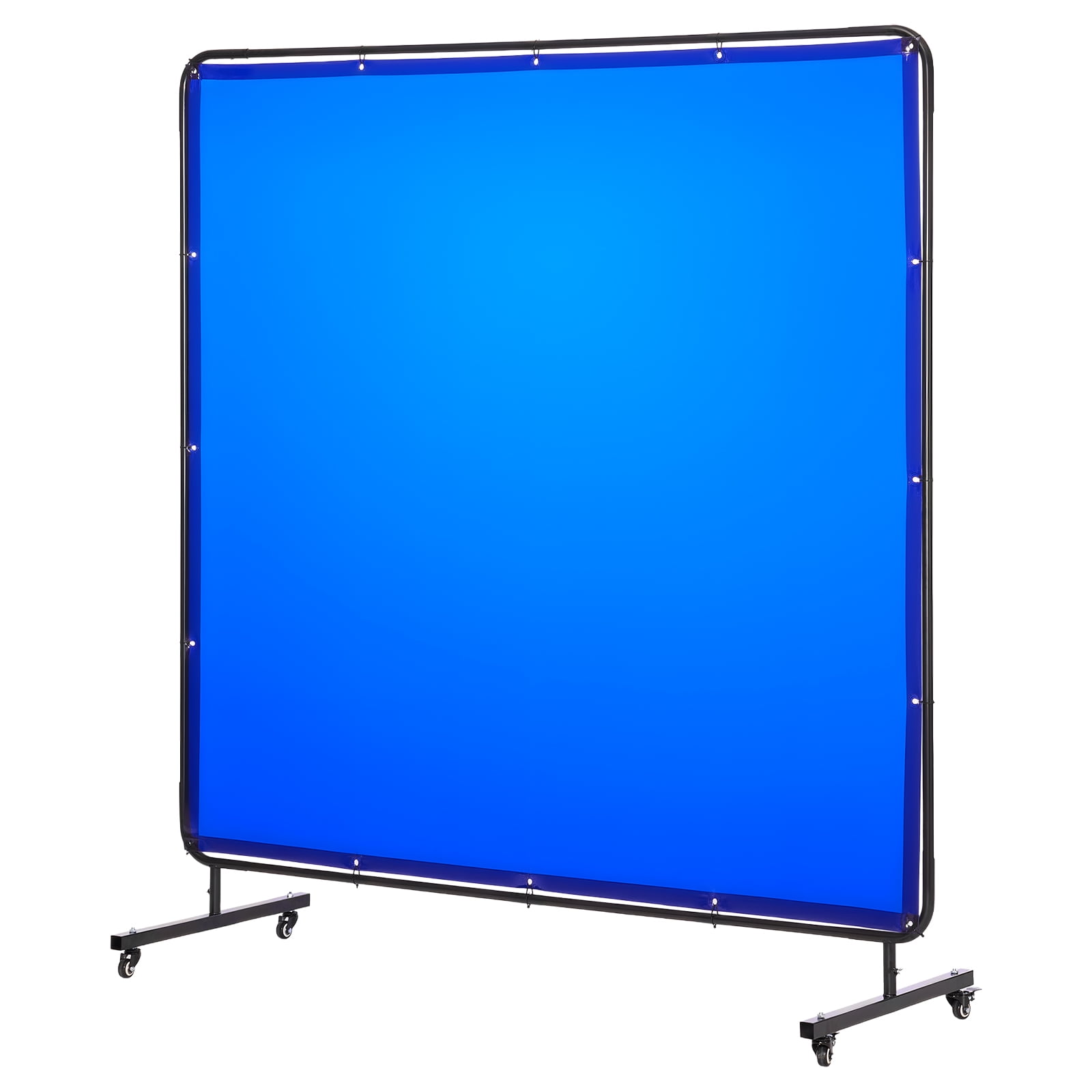 VEVOR Welding Screen with Frame, 6 x 6 FT Welding Curtain Screen, Flame ...