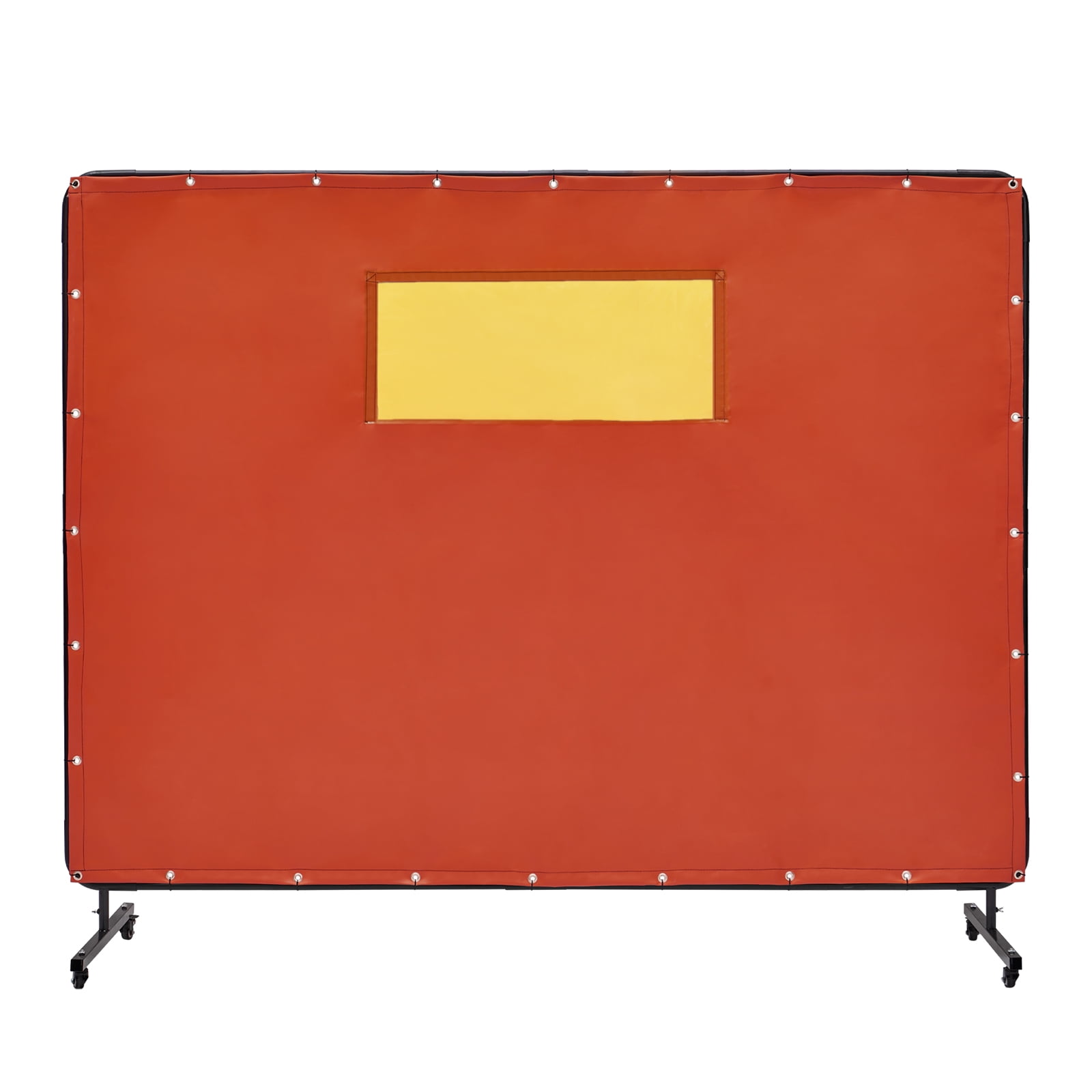 VEVOR Welding Screen with Frame, 6' x 8' Welding Curtain Screens, Flame ...