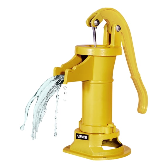 VEVOR Well Hand Pitcher Pump, 25 ft Maximum Lift, Antique Cast Iron ...
