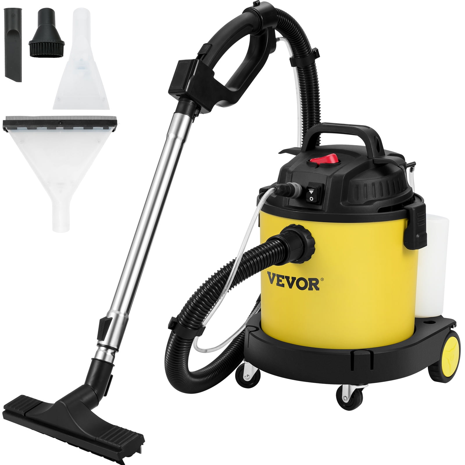 VEVOR Quiet 4-in-1 Wet/Dry Vac, 5.3 Gallon, 1.6 Peak HP, Portable Shopvac with Blower, Filter ...