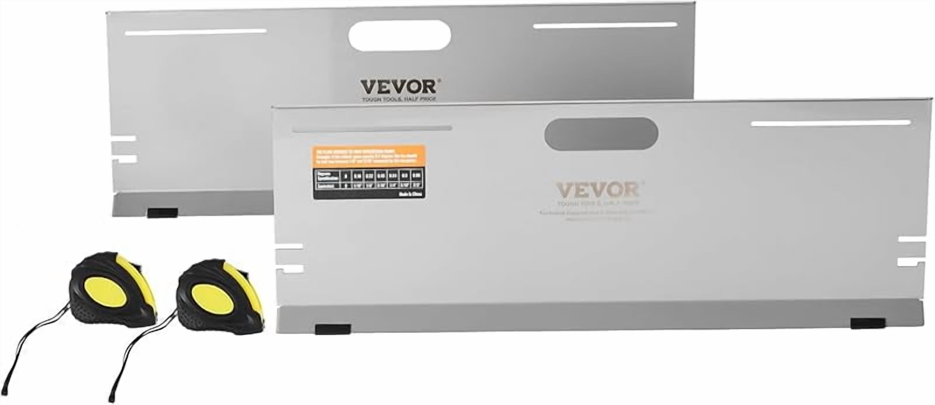 VEVOR Wheel Alignment Tool, 2-Pack Alignment Tool Toe Plates, Stainless ...