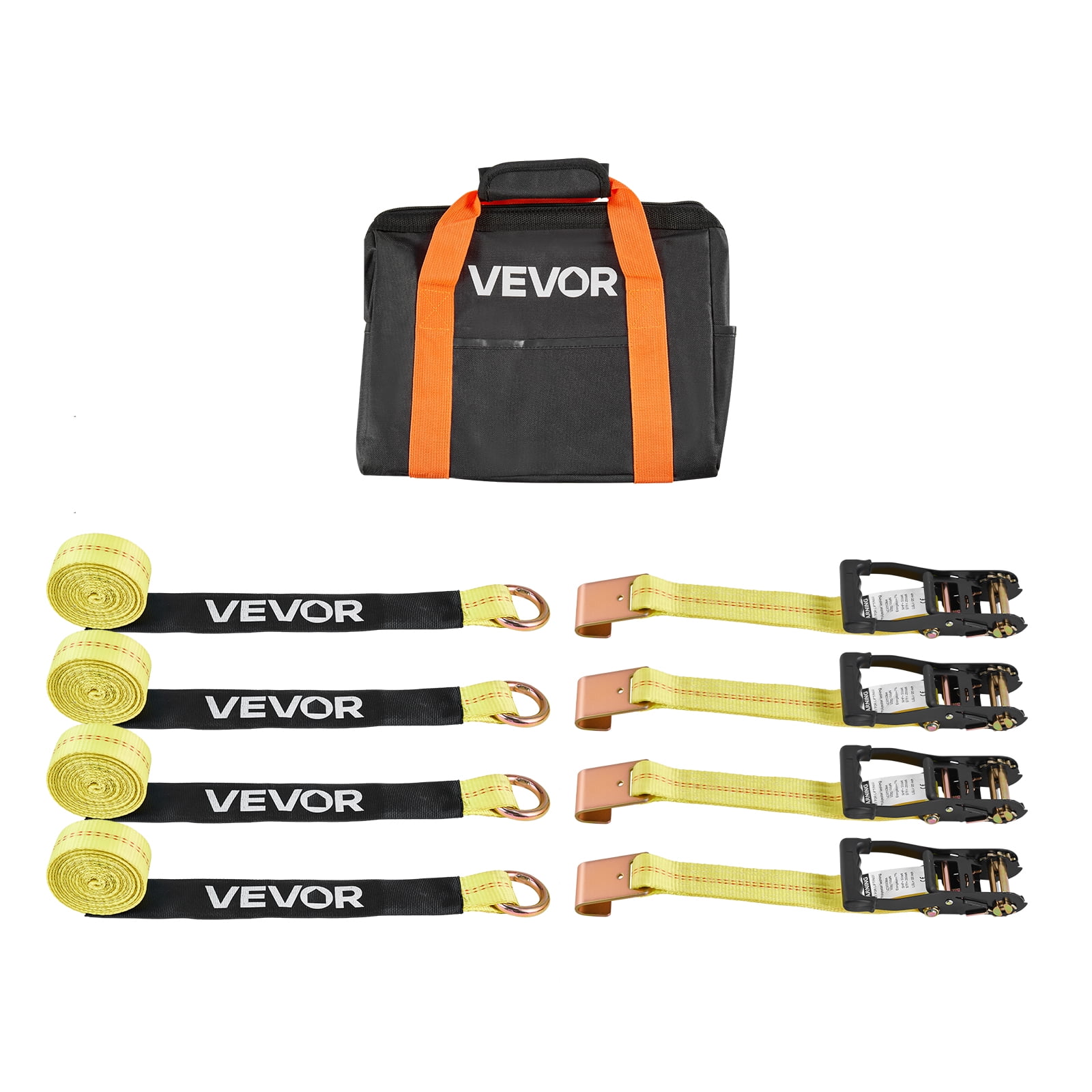 VEVOR Wheel Chock Tie-Down Kit, Tire-Style Motorcycle Tie-Down System ...