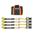 VEVOR Wheel Chock Tie-Down Kit, Tire-Style Motorcycle Tie-Down System ...