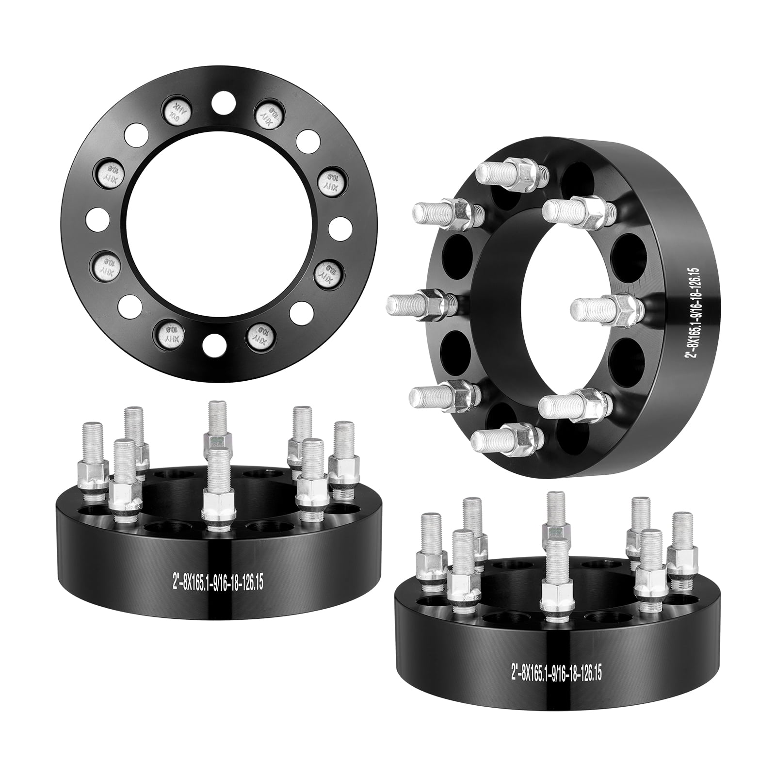 VEVOR Wheel Spacers, 2" 8"x6.5" Wheel Adapters, 8 Lug Forged Spacer ...