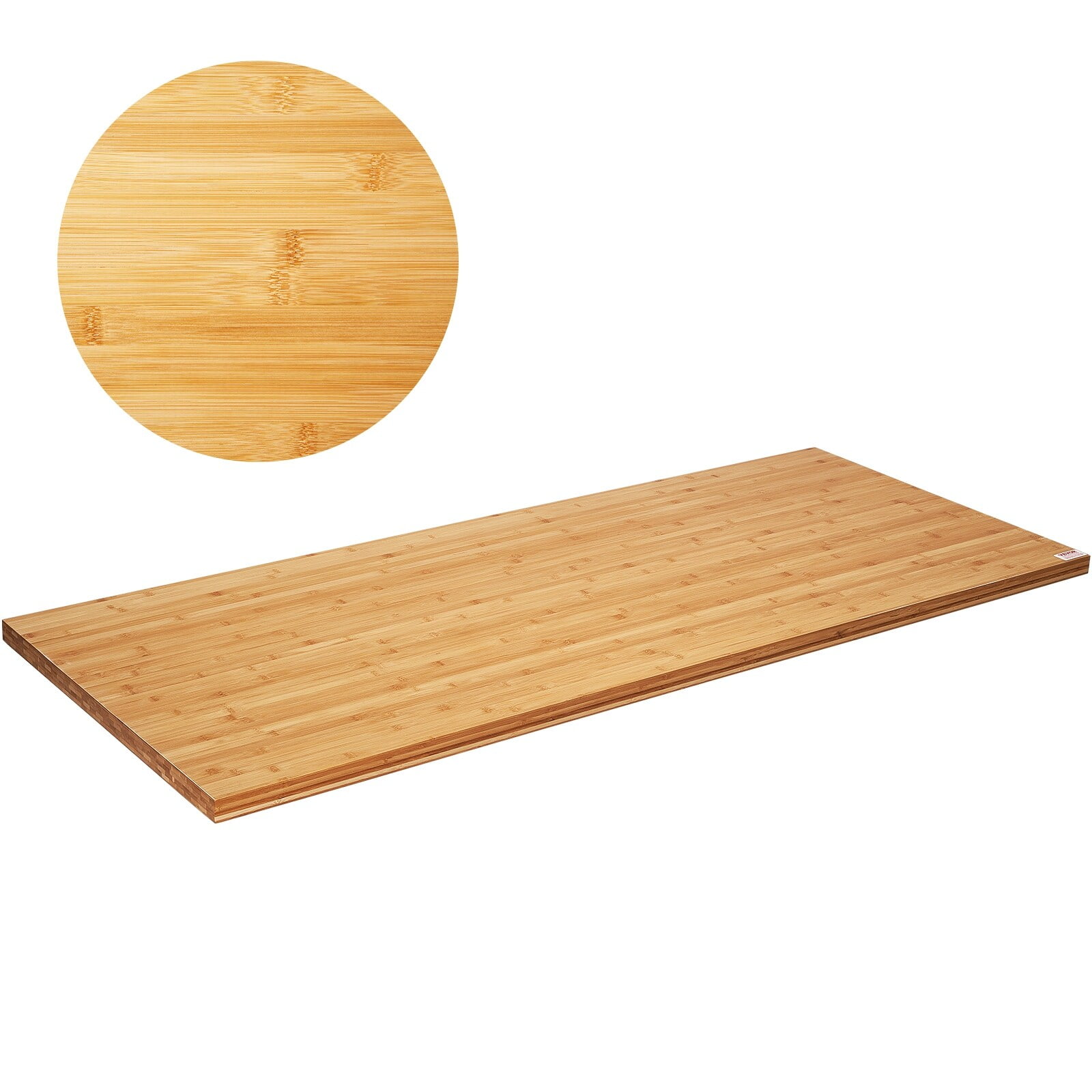 VEVOR Wood Table Top,Universal Solid One-Piece Maple Wood Desktop for ...