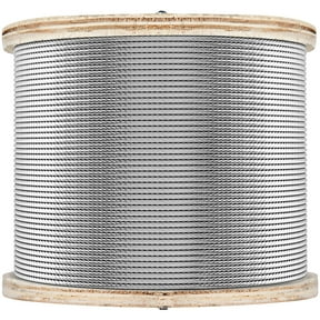 VEVOR 316 Stainless Steel Cable Wire Rope 7x7 500 FT - Walmart.com