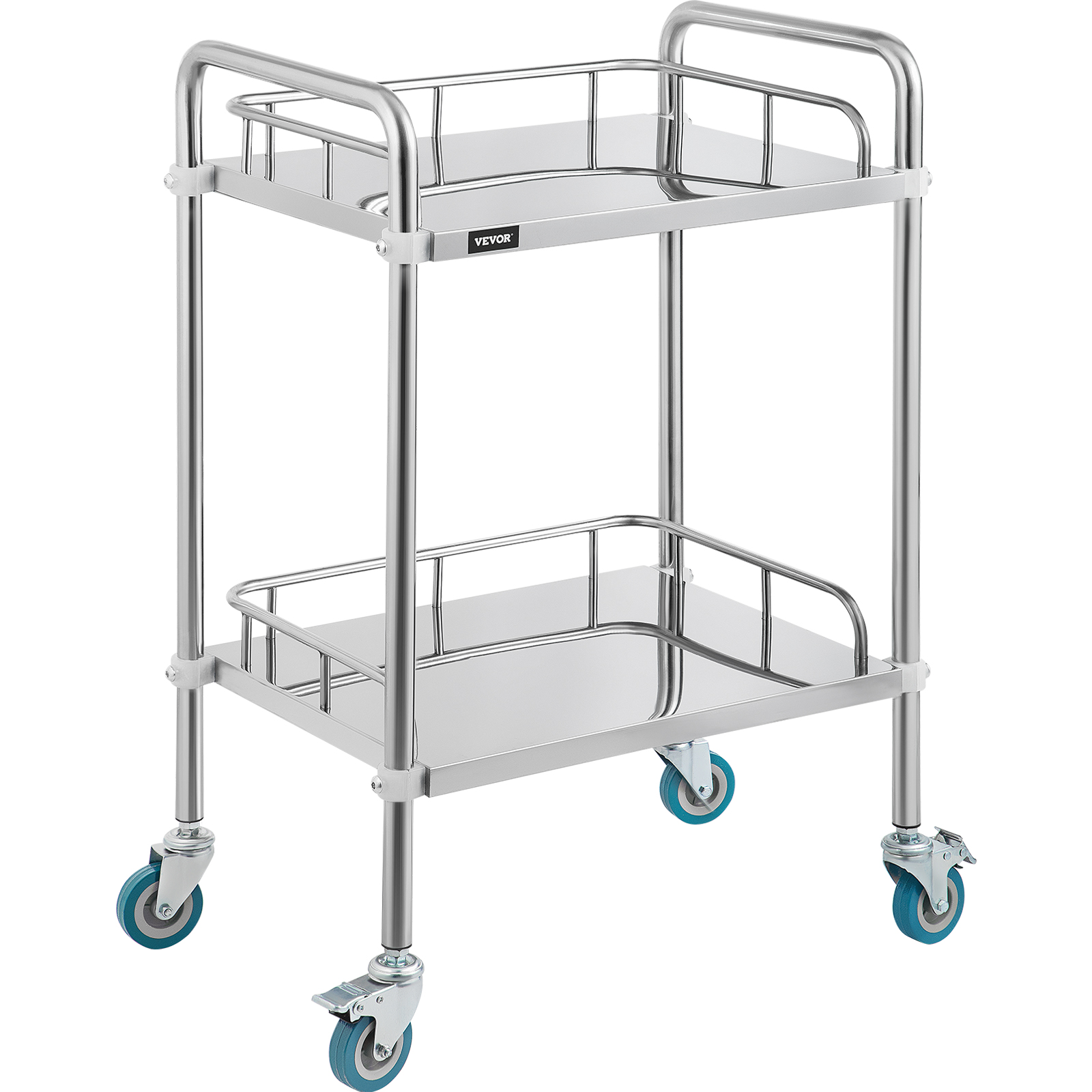 MJM International 350-2C Jumbo 2 Shelf Linen Cart - Walmart.com