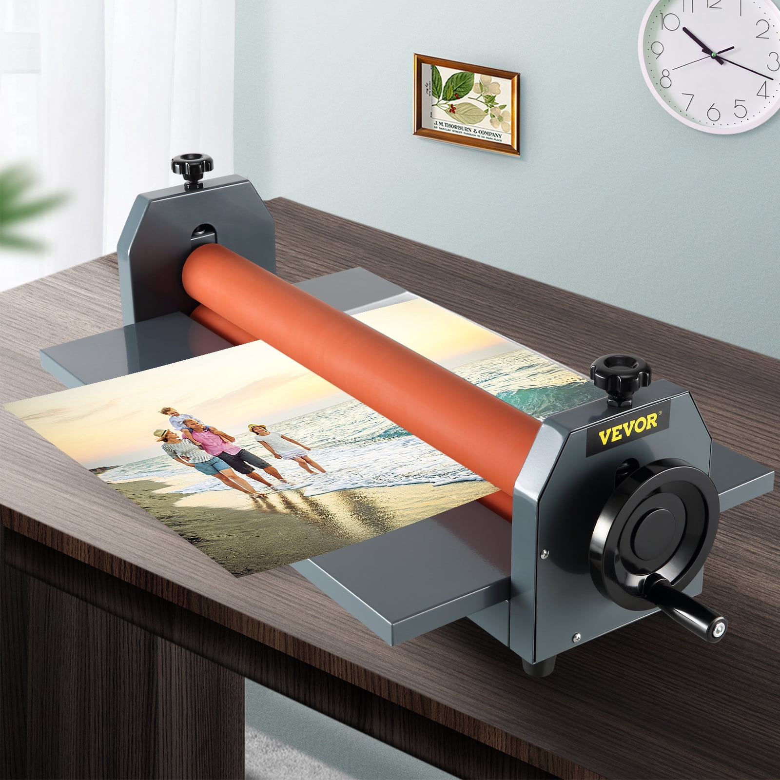 VEVORbrand 25 inch Manual Cold Roll Laminator 1.18" Thickness Foldable ...