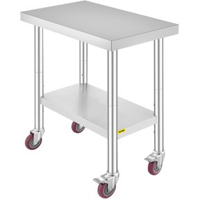 Stainless Steel Table With Wheels