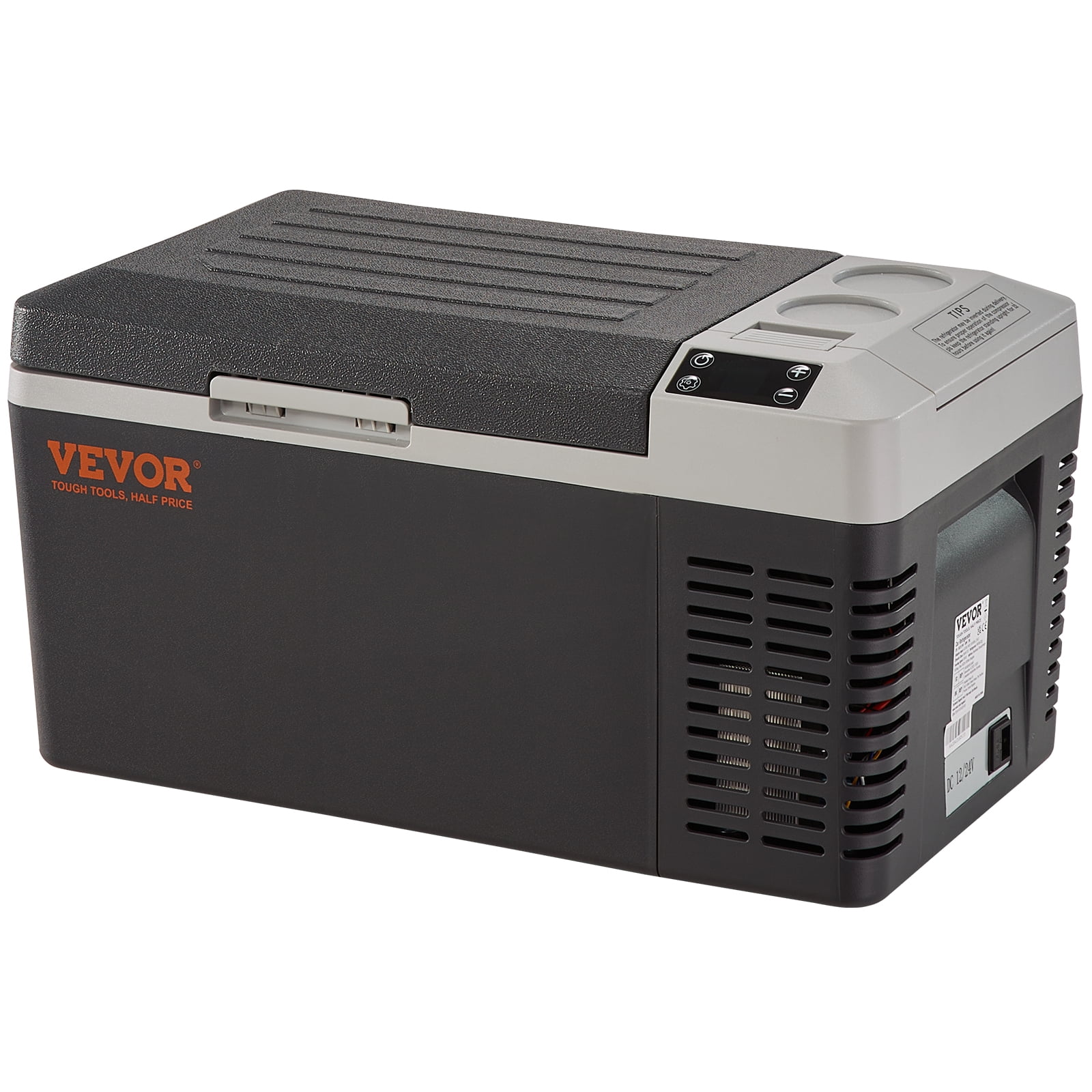 VEVOR 21 Quart Portable Car Refrigerator, 12V Electric Cooler for ...