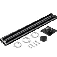 Coolaroo Outdoor DualShade Sun Sail and Hardware Kit, 95% UV Block ...