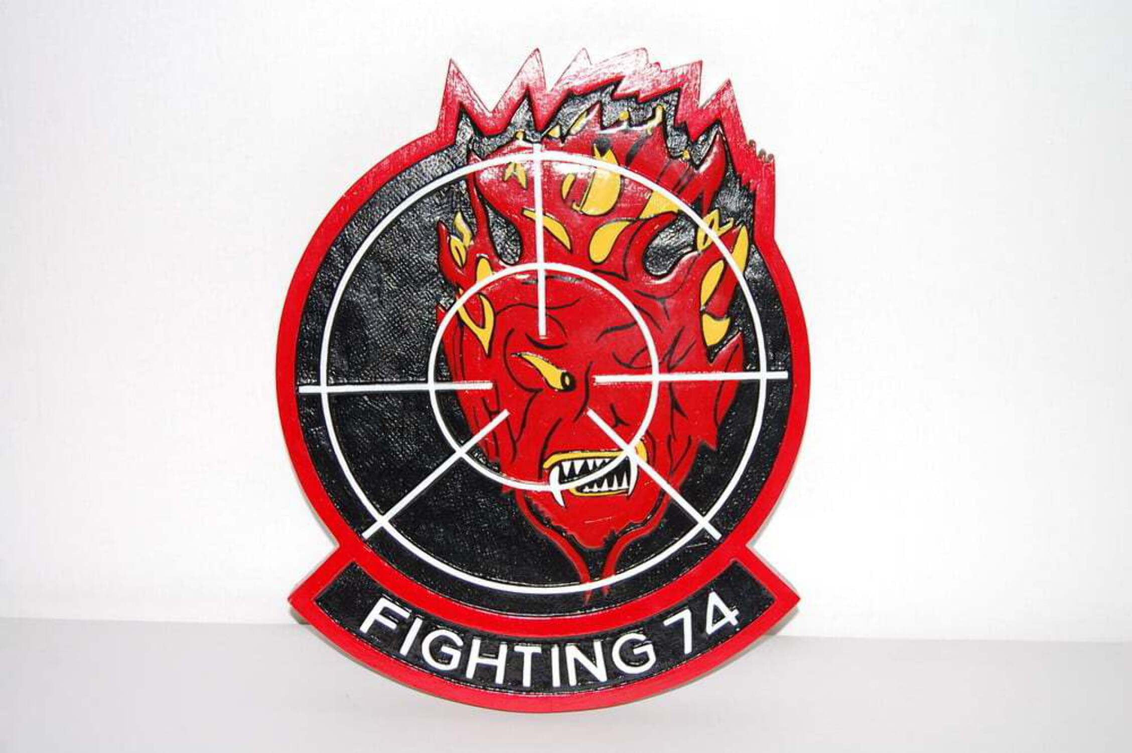 VF-74 Be-devilers (Red) Plaque, 14, Mahogany, Navy - Walmart Business ...
