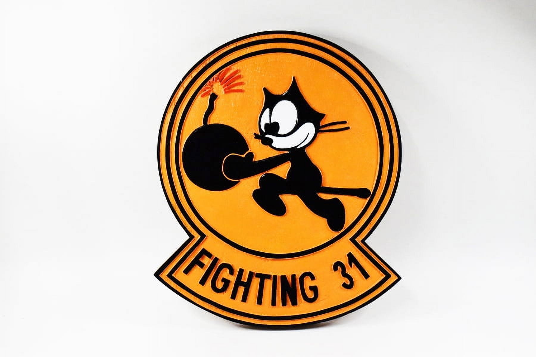 VF/VFA-31 Tomcatters’ Plaque, 14" Mahogany - Walmart.com