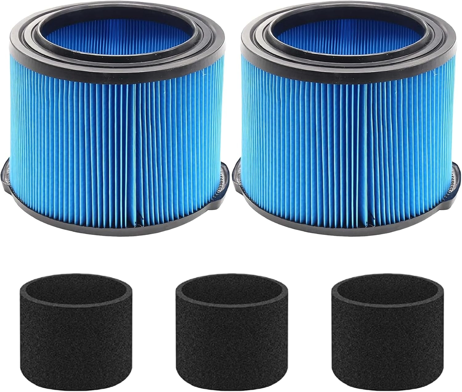 VF3500 Replacement Filter for Rigid 3-4.5 Gallon Wet Dry Vacuums + 4 ...