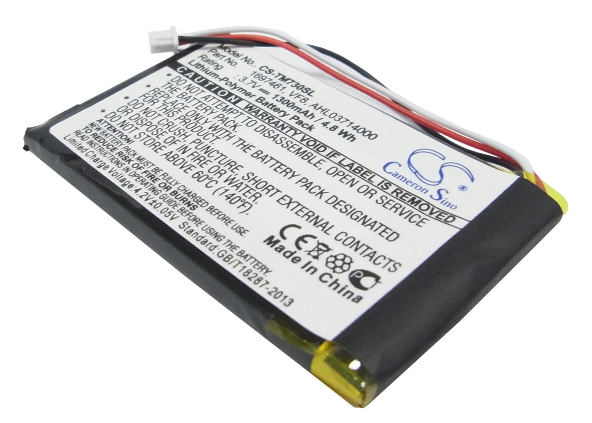 VF8 Battery for TomTom Go 530 Live, Go 630, Go 720, Go 730, Go 730T, Go ...