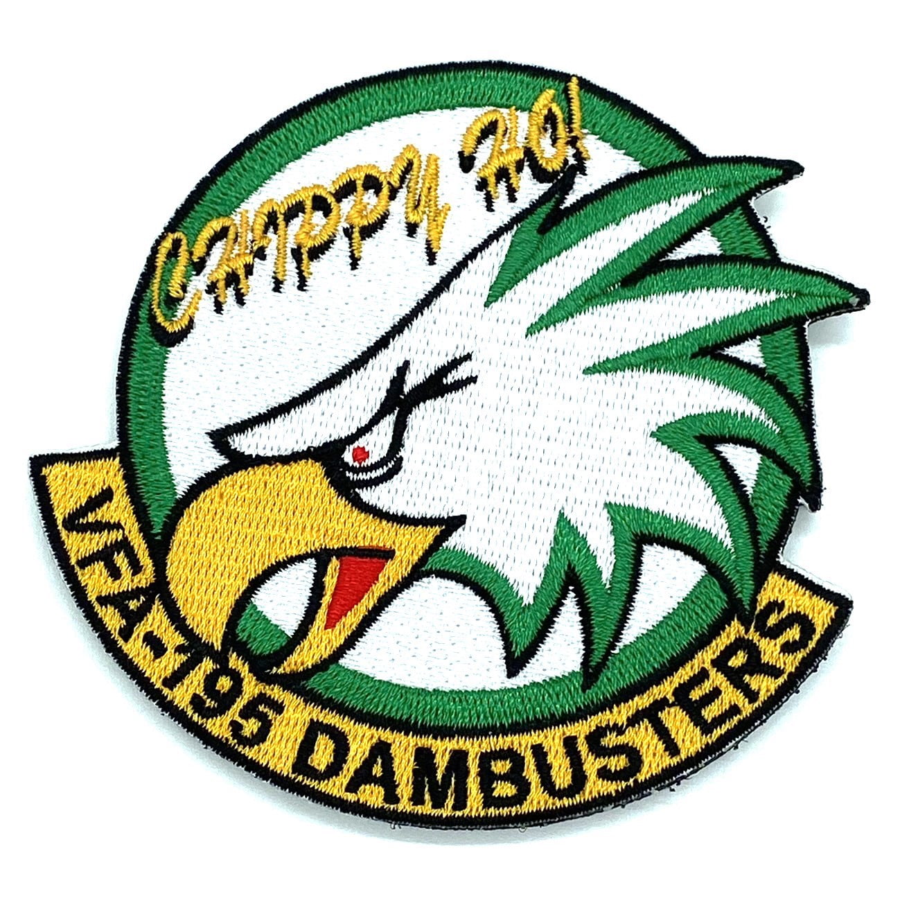 VFA-195 Dambusters Chippy Ho Shoulder Patch – With Hook and Loop, 3.5 ...