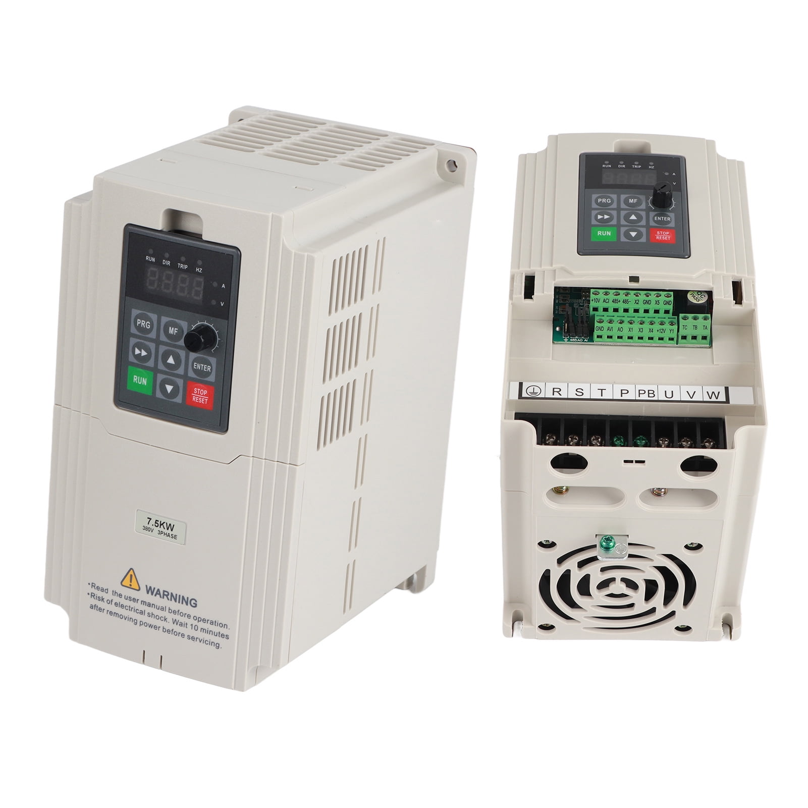 VFD,1.5KW‑7.5KW VFD Inverter VariablE Frequency Drive Converter 3‑Phase 380V Input and Output ...