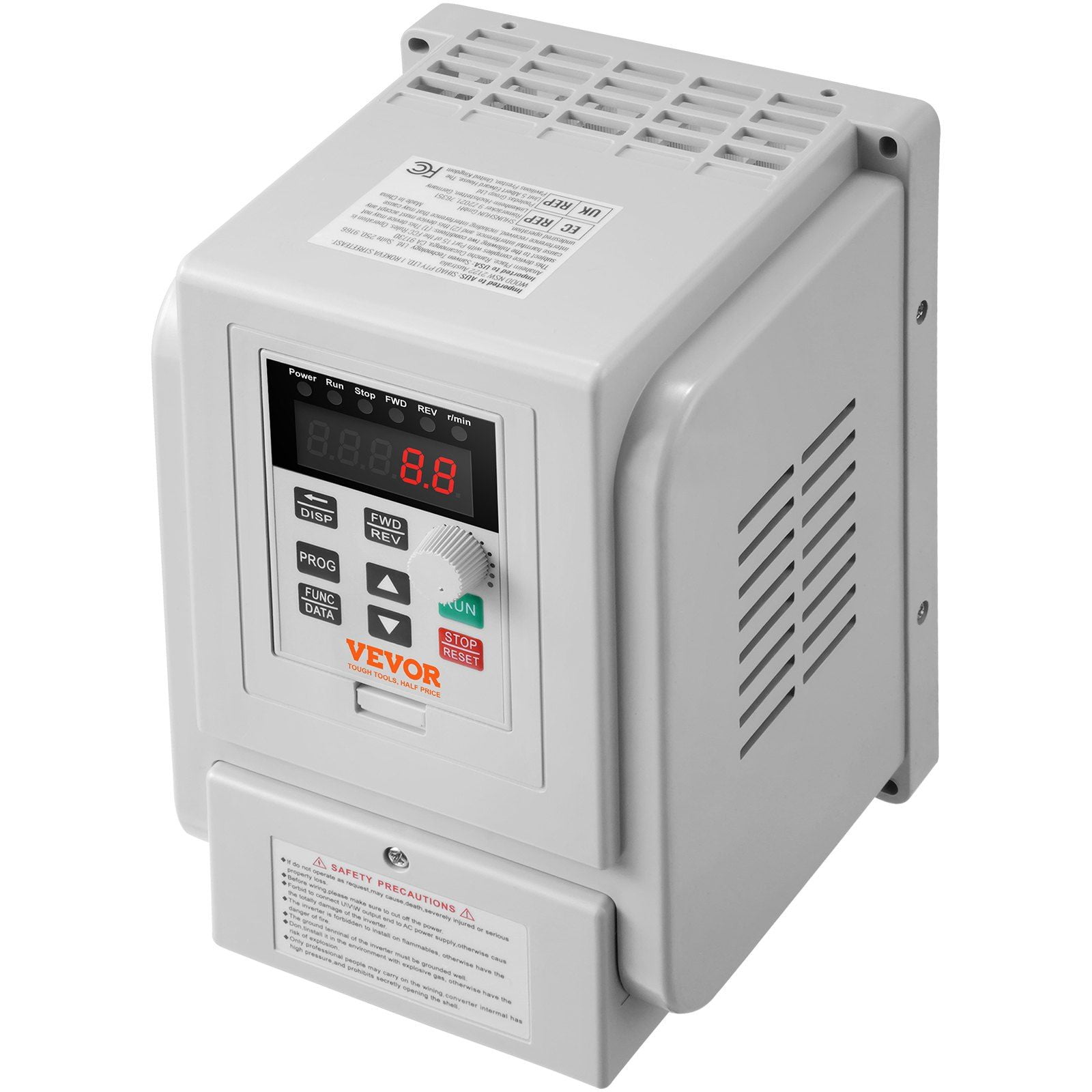 VFD 2.2KW 10A 3HP Variable Frequency Drive for 3-Phase Motor Speed ...