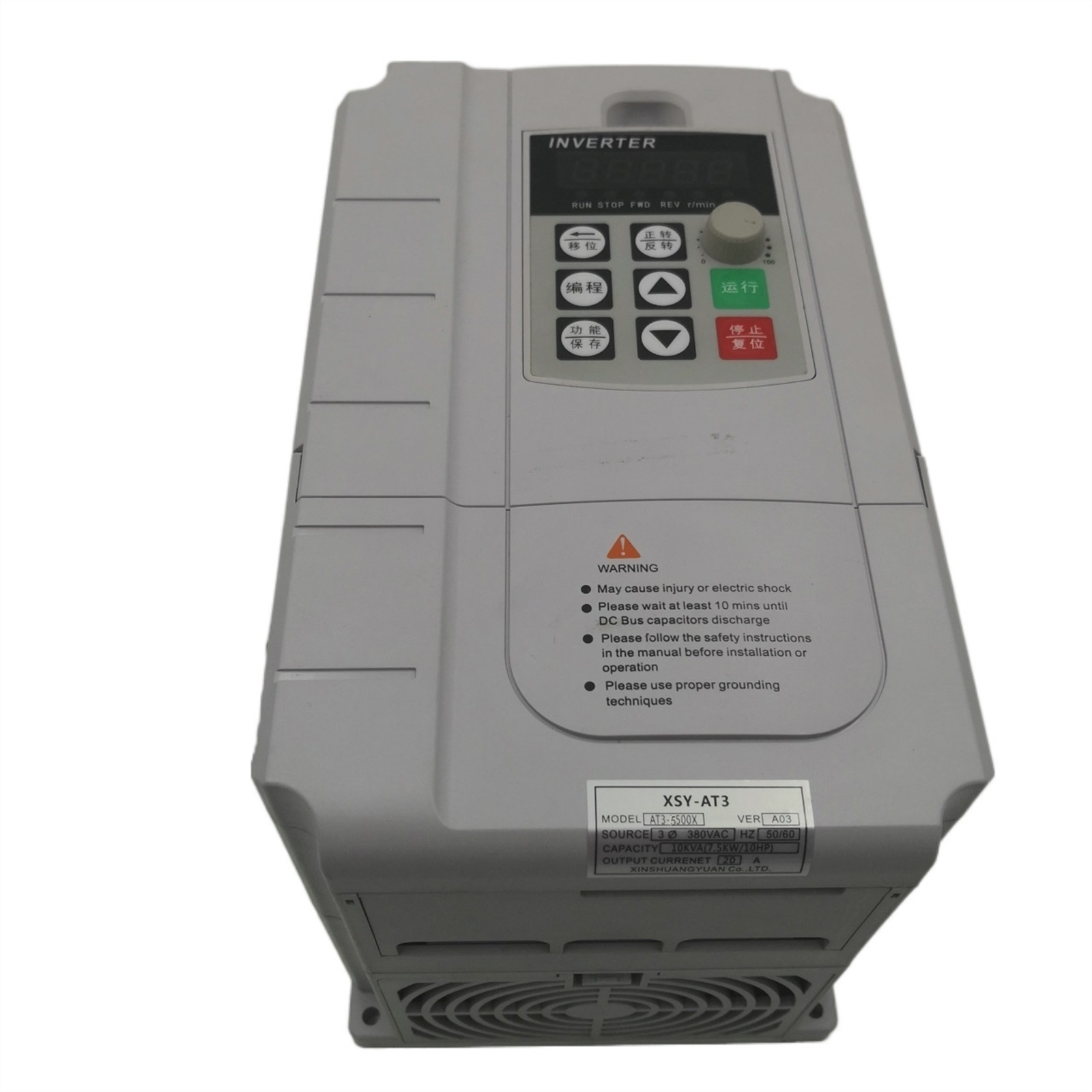 VFD 380V 4KW AC 380V 1.5kW/2.2KW/4KW/5.5KW/7.5KW Variable Frequency Drive 3 Phase Speed ...
