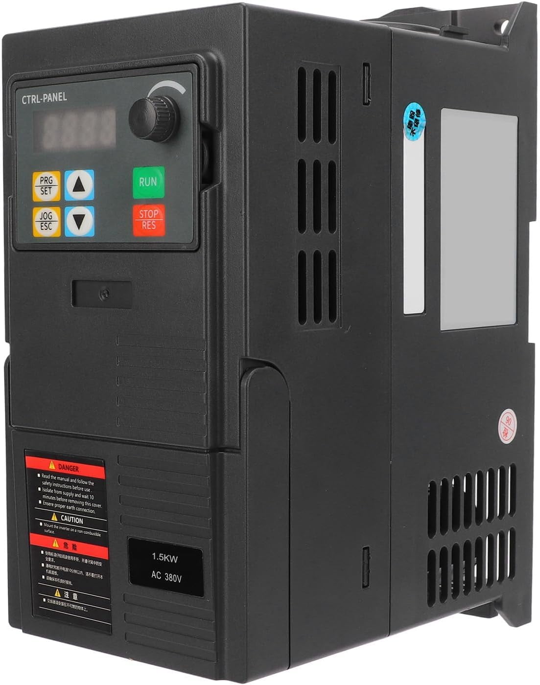 VFD Converter, 380 to 440V Input 0 to 440V Output, Single to Three Phase VFD Variable Frequency ...