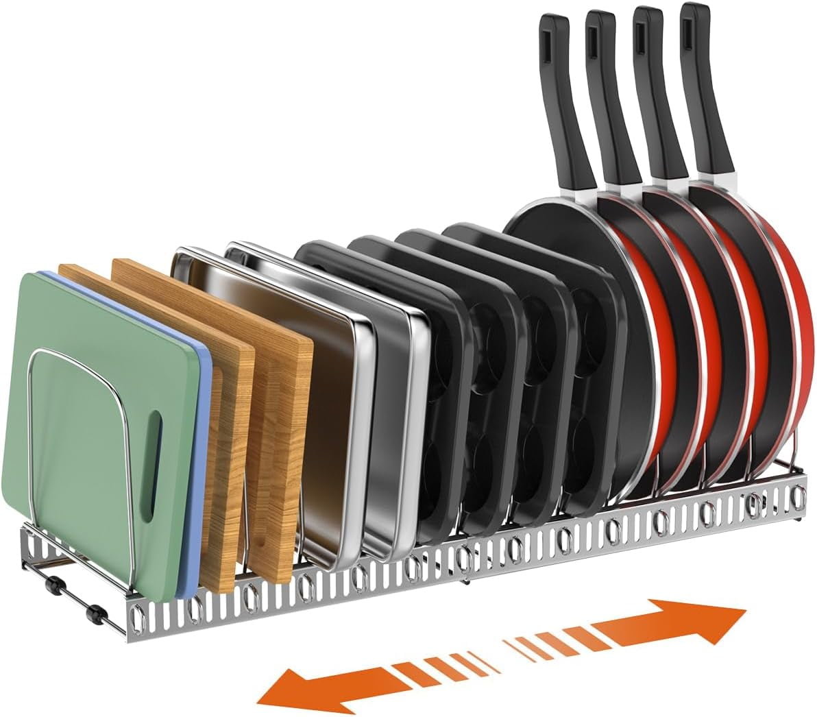 VFDTBUHN Cutting Board Organizer Rack Expandable Baking Tray and Cookie ...