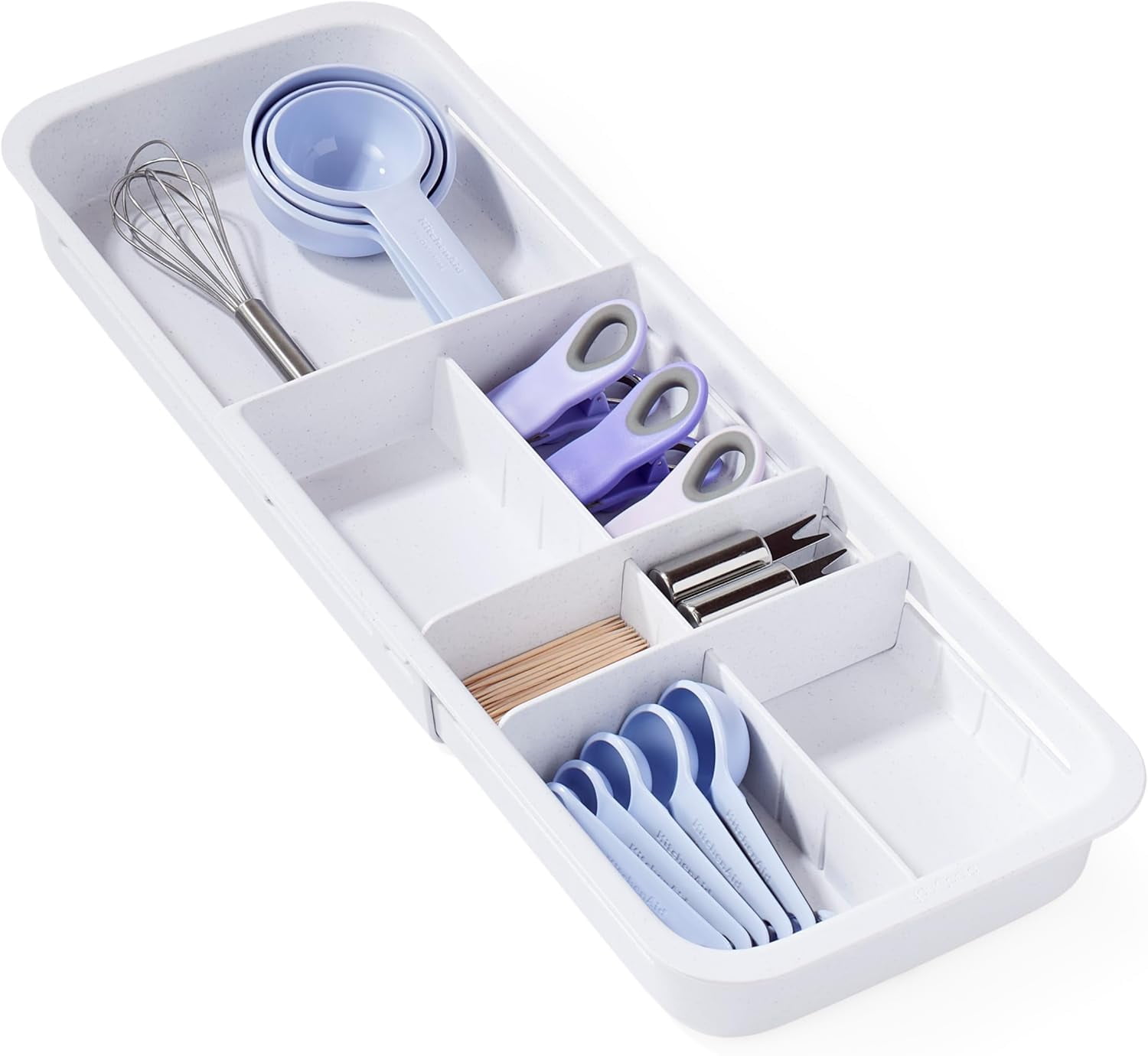 VFDTBUHN DrawerFit Sliding Drawer Tray with Adjustable Dividers ...