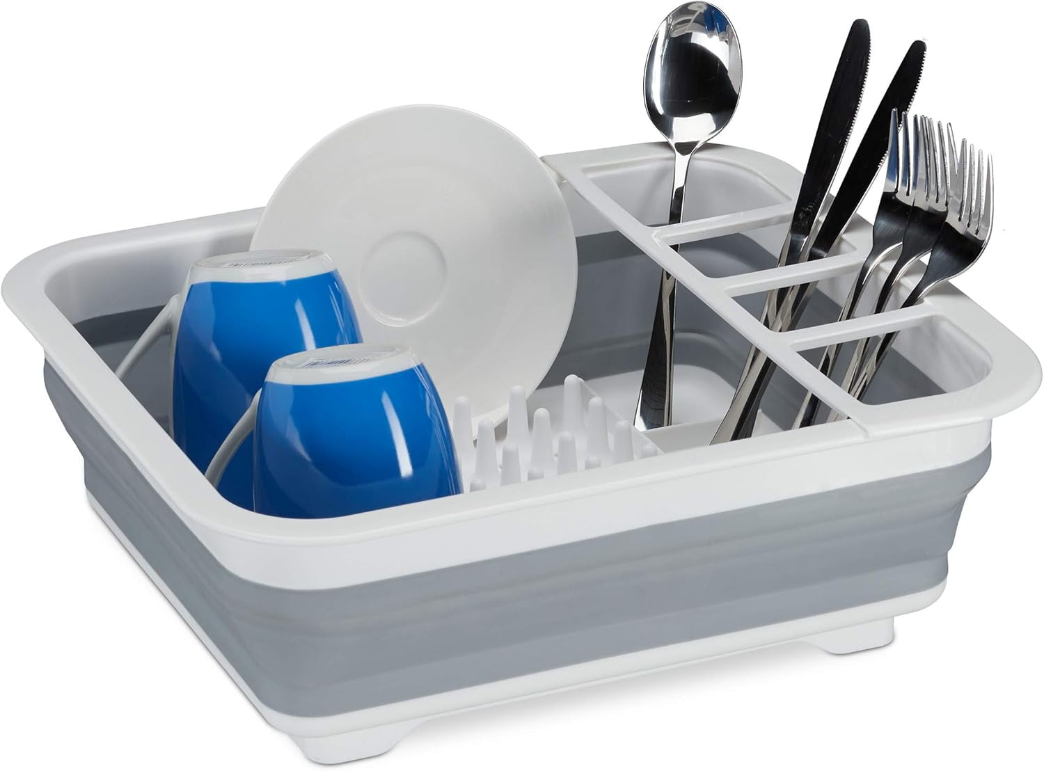 VFDTBUHN Folding Dish Drainer Dish & Cutlery Drainer & Camping Foldable ...