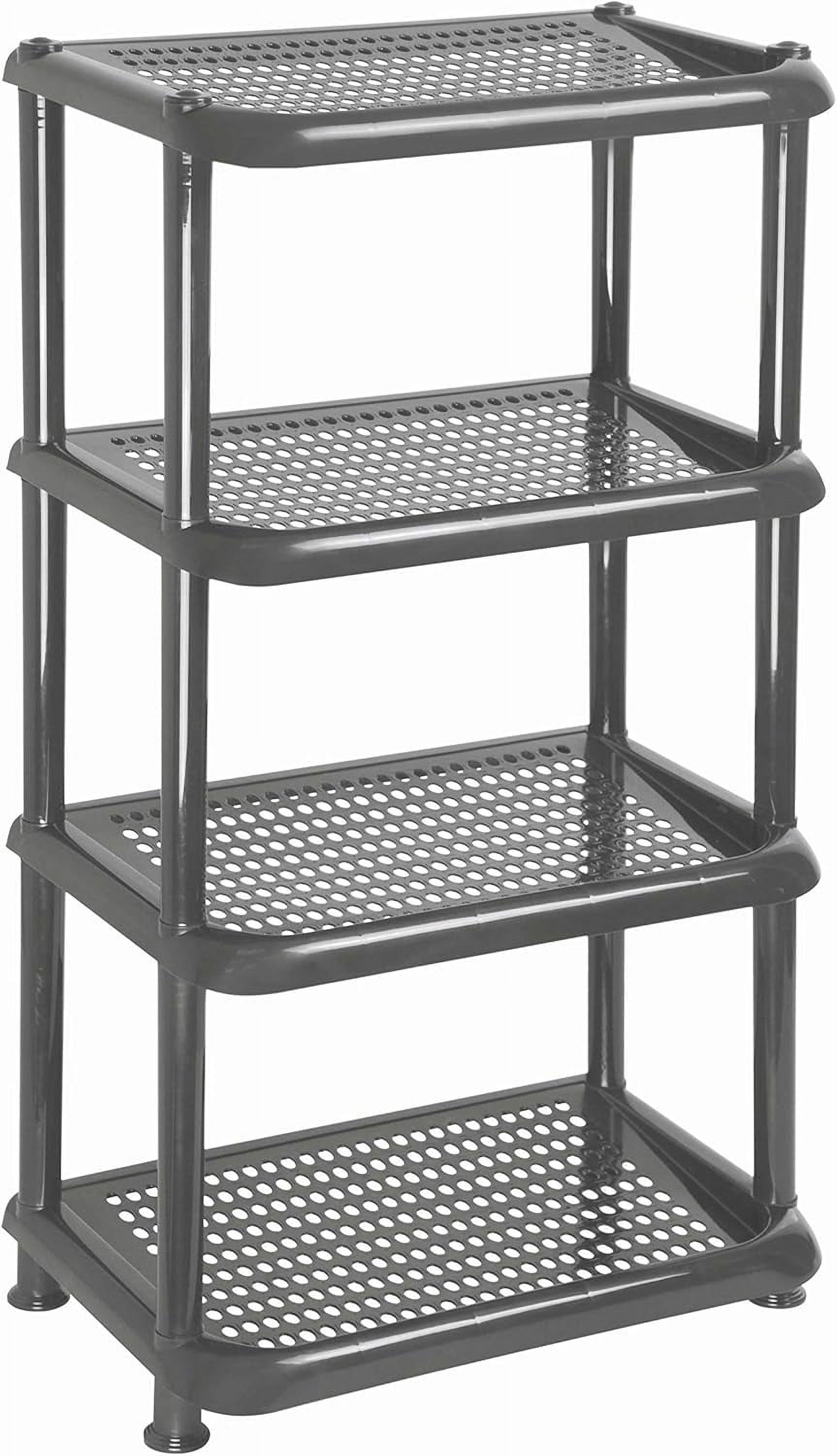 VFDTBUHN Mintra Light Duty Plastic Storage Racks - Shelving Storage ...