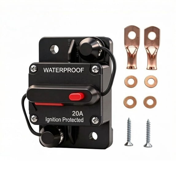 VFM 60Amp Circuit Breaker for Boat Trolling Motor Marine ATV Trailer ...