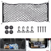 1PCS Car Rear Cargo Net,Universal Adjustable Elastic Trunk Cargo ...