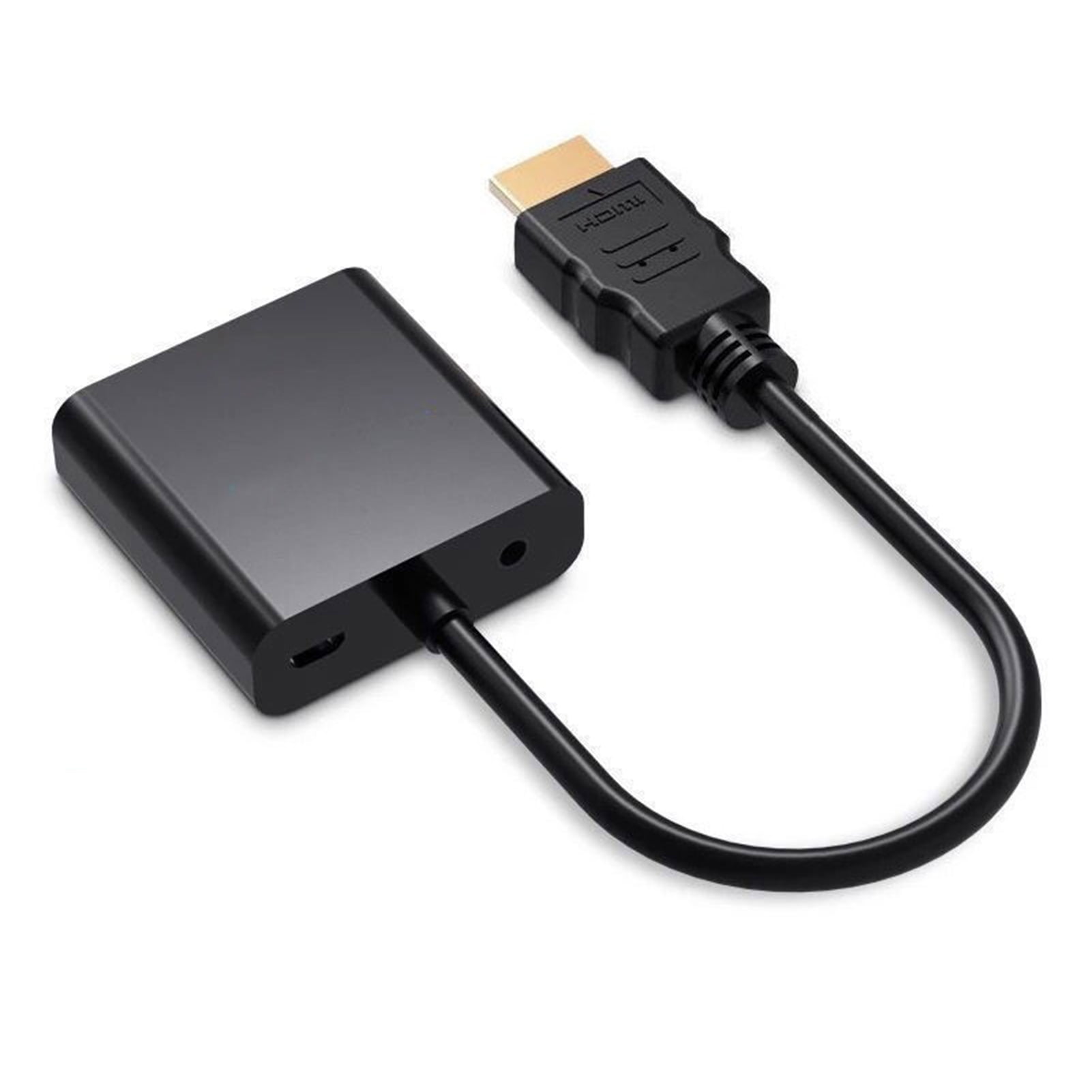 VGA Adapter 3.5mm Audio Jack Micro USB Golden Plated Plug 1080P ...