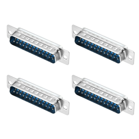 VGA Connector 25-pin 2-Row Male Serial Port Terminal Breakout Pack of 4 ...