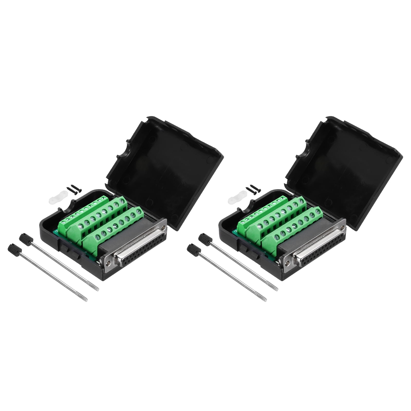 VGA Connector 9-pin 2-Row Female Solderless Serial Port Terminal ...