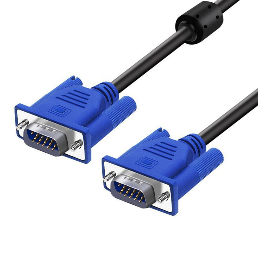 VGA Extension Cable 1.5m/3.0m/5m Length Male To Male VGA Cables Cord ...
