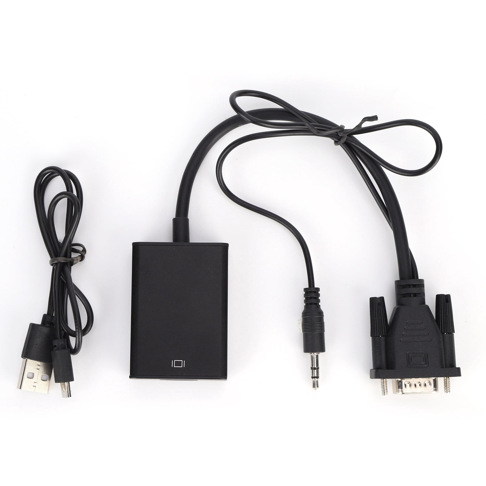 VGA Male to Multimedia Interface Female Converter with USB Charging ...