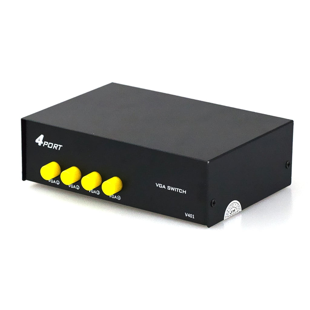 VGA Manual Switching Box 4 In 1 Out Screen Sharing Switching Box For ...