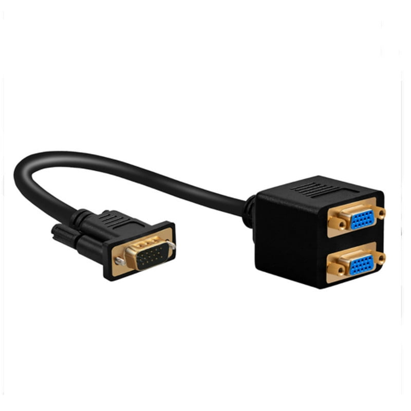 VGA One-point Two-wire Vga Screen Computer Monitor Cable Male To Female ...