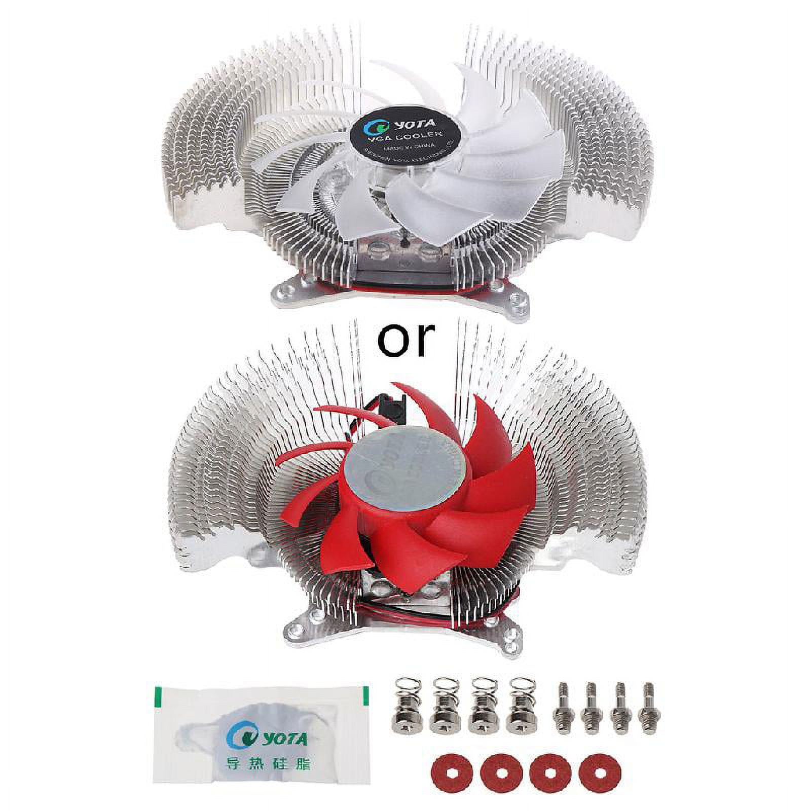 VGA PC Computer Video Card Cooler Cooling Fan Heatsinks For NVIDIA ATI ...