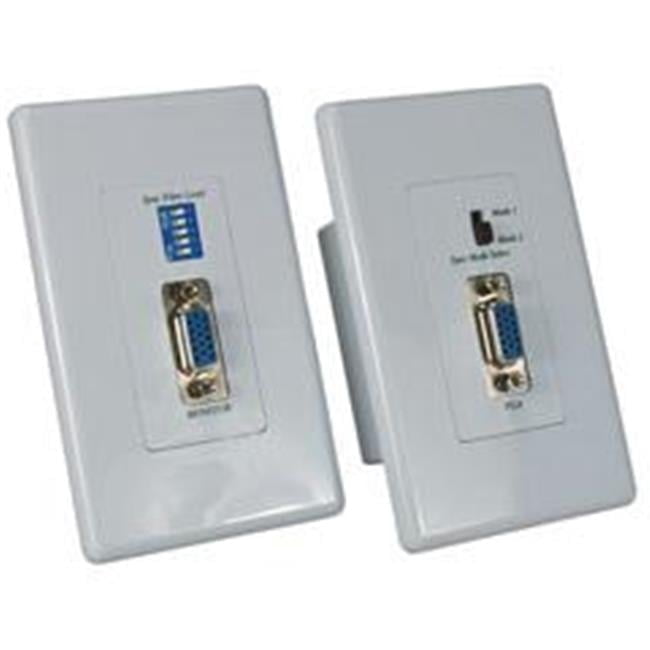 VGA/QXGA Over Cat5 Extender Wallplate Kit - White - Walmart.com