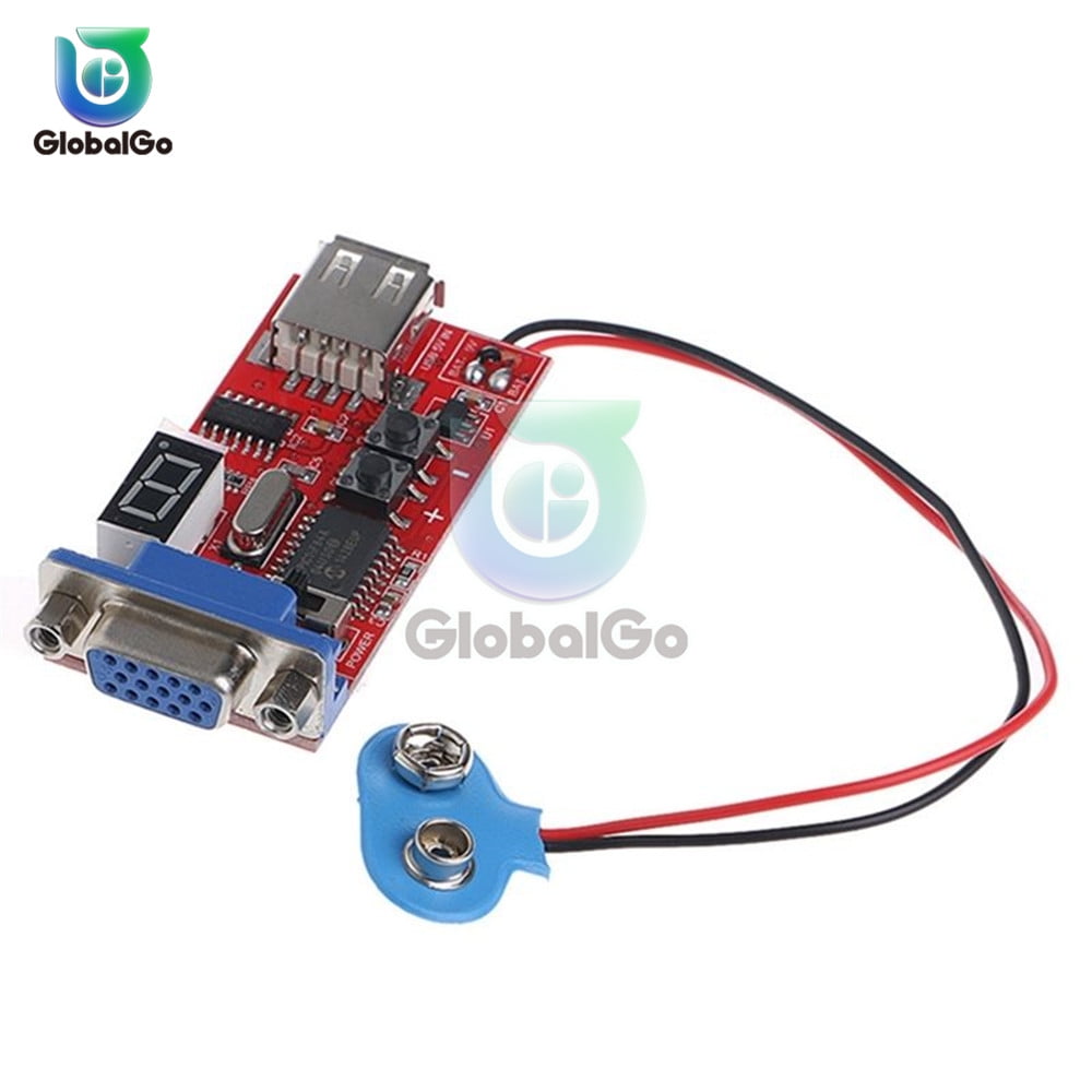 VGA Signal Generator LCD Tester 15 Signal Output USB Battery Dual Power ...