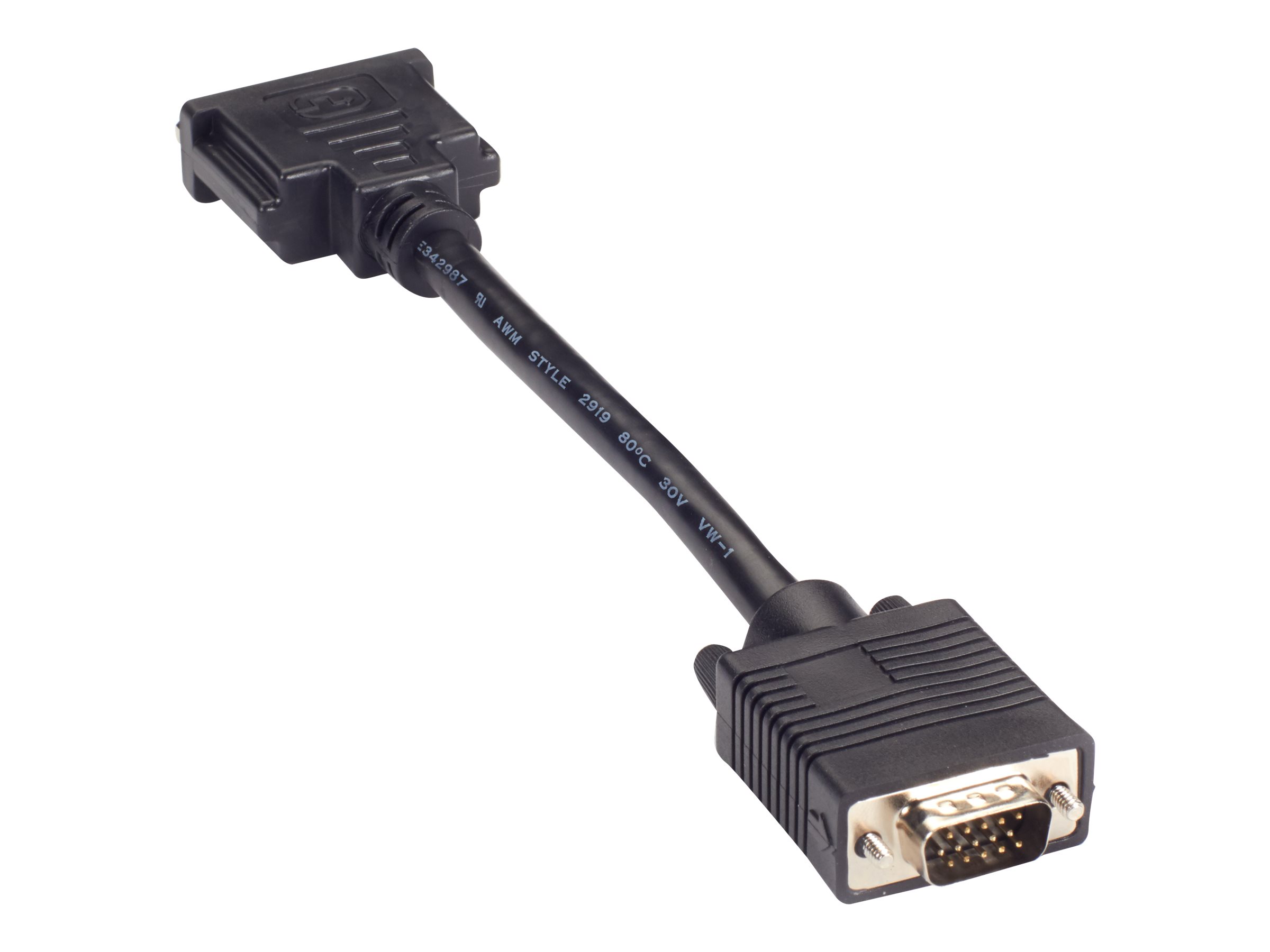 VGA TO DVI-I VIDEO ADAPTER DONGLE - MALE/FEMALE - Walmart.com