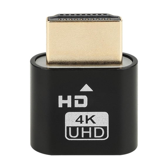 VGA Virtual Display Adapter HDMI-Compatible 1.4 DDC EDID Dummy Plug for ...