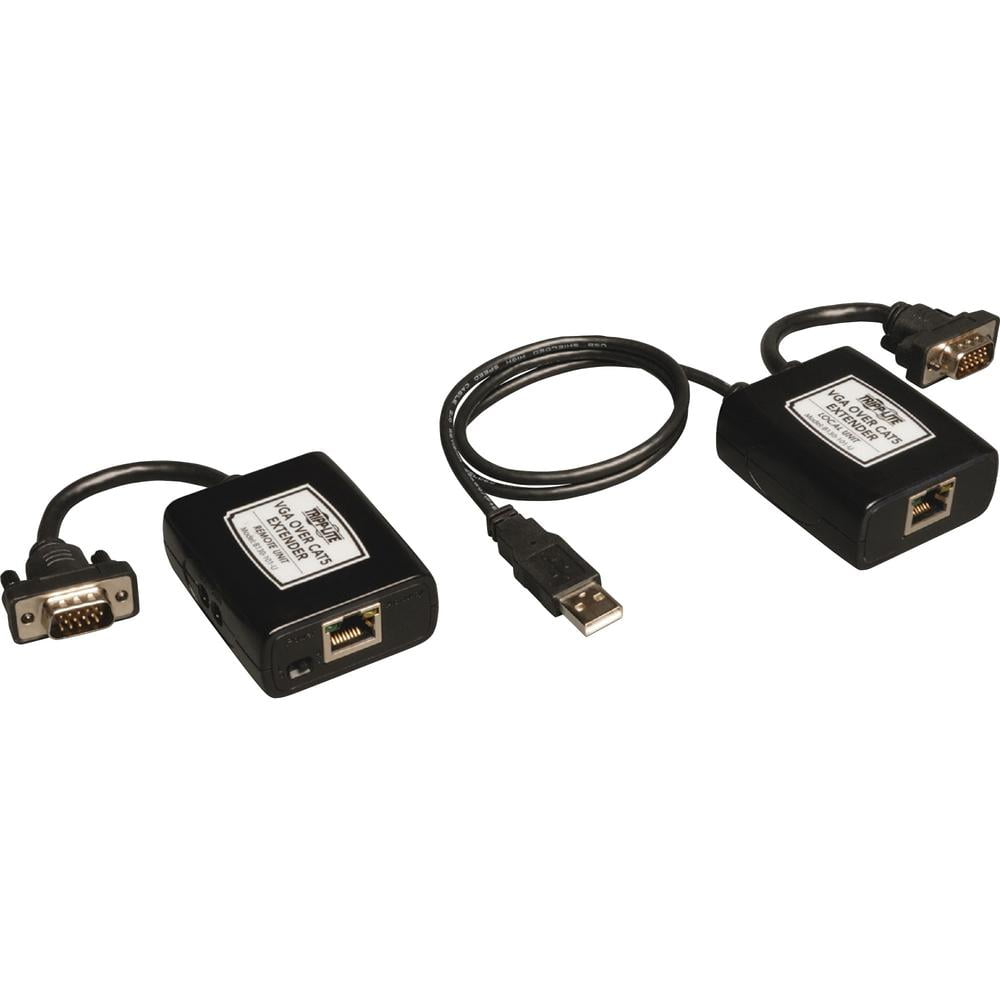 VGA over Cat5/Cat6 Video Extender Kit USB Powered up to 500ft TAA/GSA ...