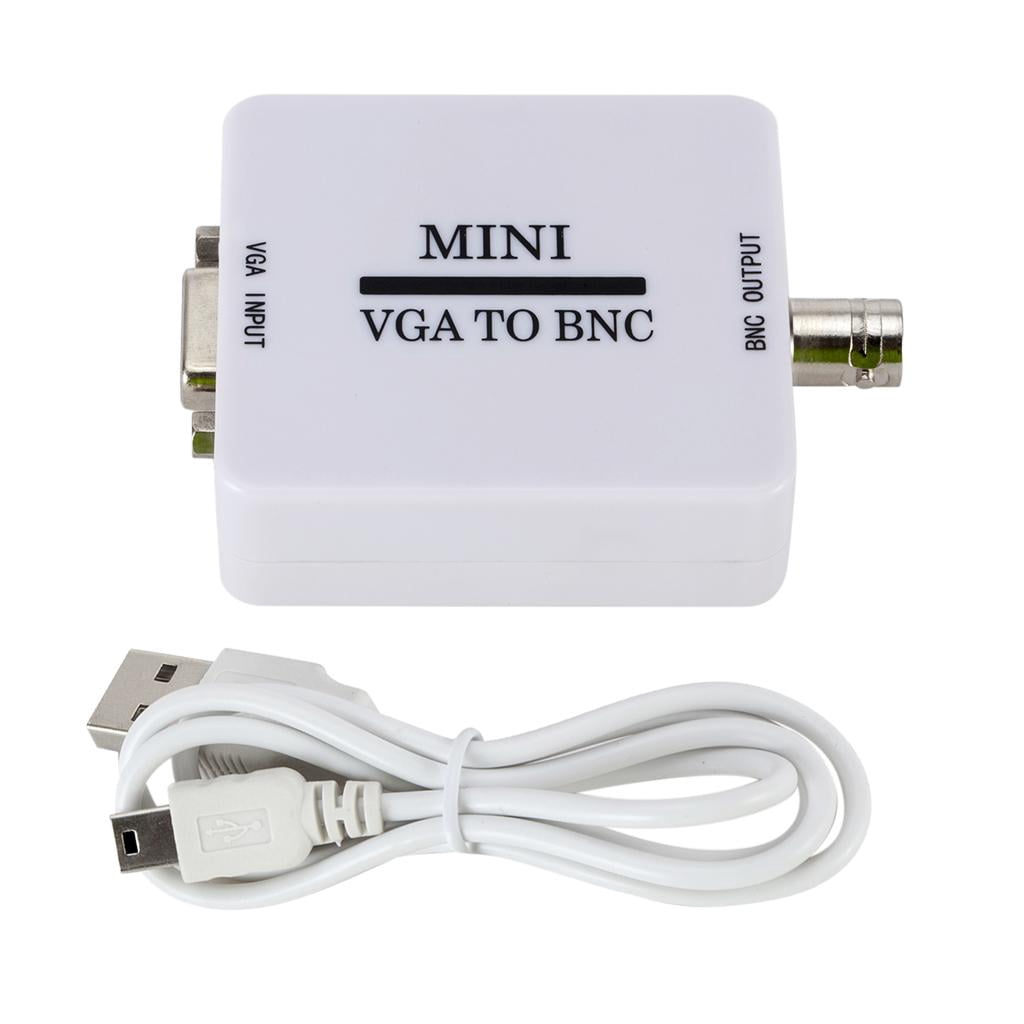 VGA to BNC Video Converter Switcher Digital Adapter Box for TV Monitor ...